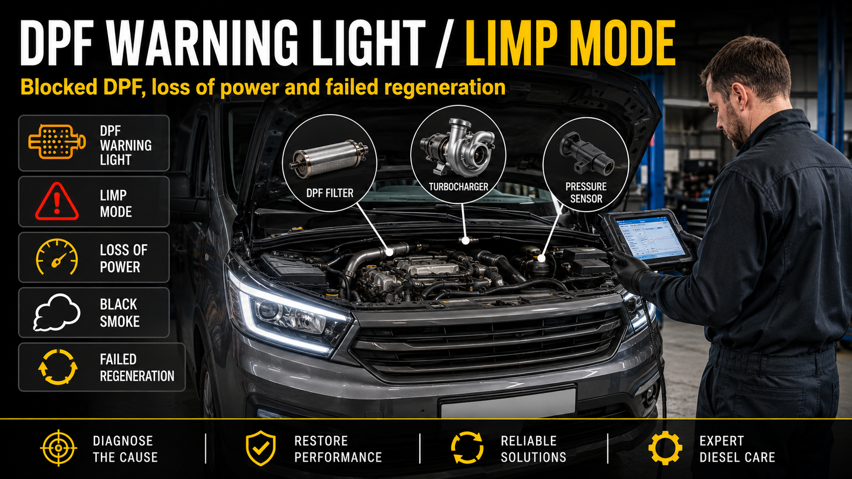 DPF Warning Light and Limp Mode: Causes and What to Do | British Diesel ...